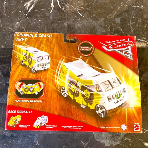 Disney | Toys | Disney Pixar Cars 3 Arvy Crunch Crash Arvy Rv Vehicle ...